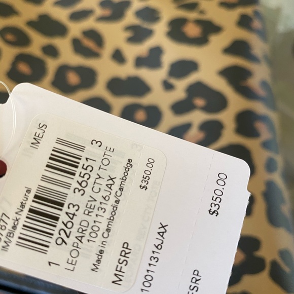 Coach | Bags | Nwt Coach Leopard Reversible Totewristletwallet | Poshmark